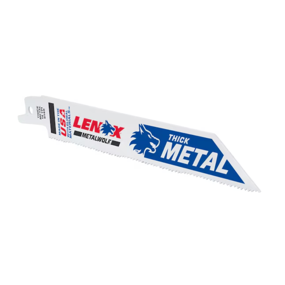 Lenox 6" x 14 TPI BI-Metal Reciprocating Blade 5 PACK | 614R | AAA ...