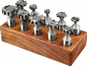 WG699 10 PC WOODRUFF KEYSEAT CUTTER SET 1/2" SHANK H.S.S. STRAIGHT ...