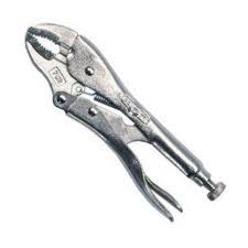 5WR VISE-GRIP 5" Two Curved Jaws With Wire Cutter Locking Plier