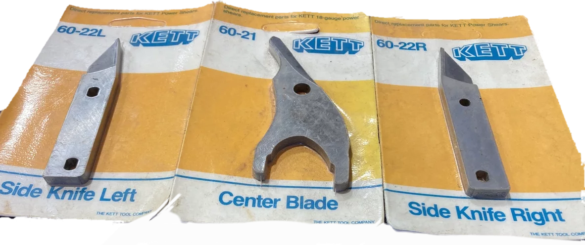 KETT Center, Left, Right & Shear Replacement Blades | K200 | KITTS 2023 ...